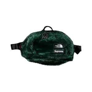 Supreme X The North Face Faux Fur Waist Bag - Green