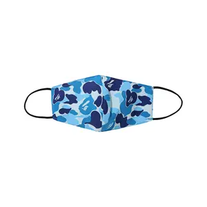 A BATHING APE Abc Camo Mask - Blue