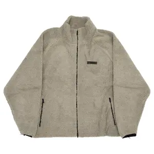 Fear Of God Polar Fleece Full Zip Jacket 'dark Oatmeal - Grey
