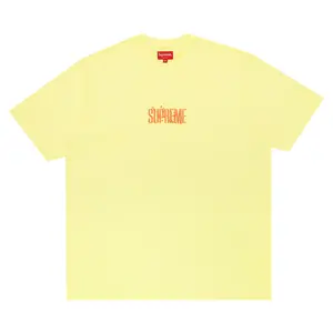 Supreme Splatter Short-sleeve Top 'pale - Yellow