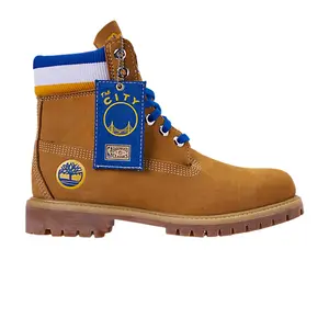 Timberland Nba X Mitchell And Ness X 6 Inch Classic Premium Boot Golden State Warriors - Brown