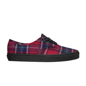 VANS Authentic Plaid Sneakers - Red