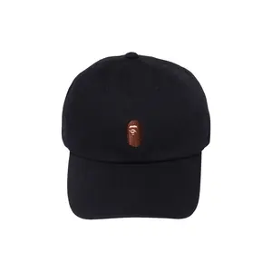 A BATHING APE Ape Head Panel Cap - Black