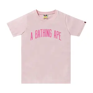 A BATHING APE Letter Tee - Pink