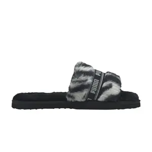 PUMA Fluff Slides - Black