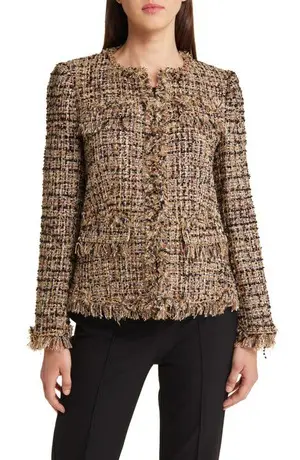 Kobi Halperin Lisa Bouclé Tweed Jacket