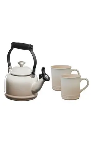 LE CREUSET Demi Kettle Meringue