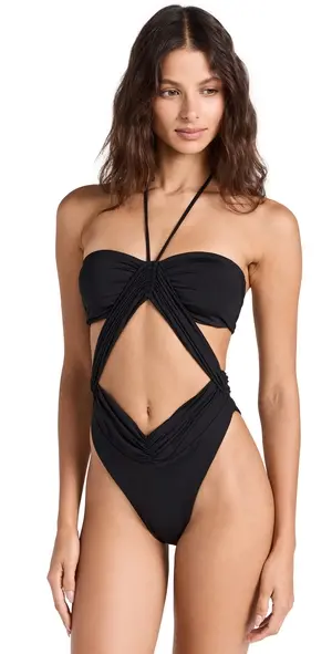 RIOT SWIM Phoenix One Piece - Black