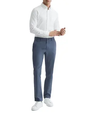 REISS Greenwich Slim Fit Oxford Shirt - White