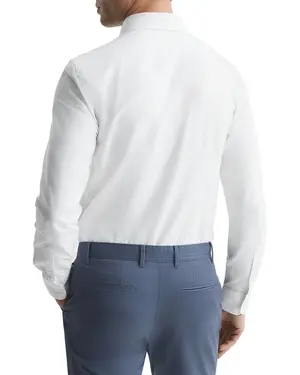 REISS Greenwich Slim Fit Oxford Shirt - White