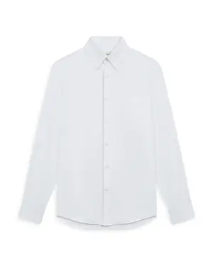 REISS Greenwich Slim Fit Oxford Shirt - White