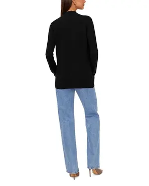 1.State Cross Front Sweater - Rich Black
