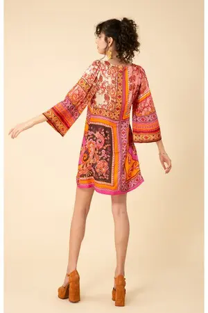 Hale Bob Ambre Charmeuse Mini Dress