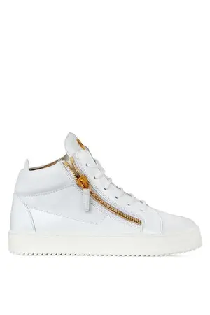 GIUSEPPE ZANOTTI Kriss Leather Sneakers - White