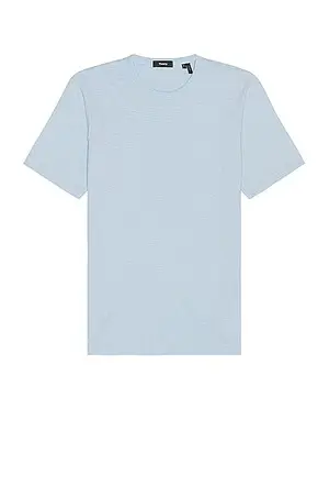 Theory Theory Essential Tee In Blush Blue Horizon