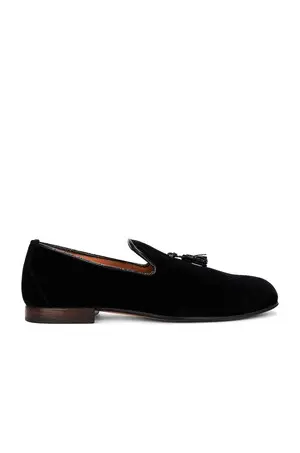 TOM FORD Velvet Nicolas Tassel Slipper