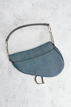 Dior Floral Saddle Bag