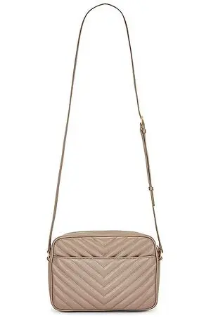 Saint Laurent Medium Lou Camera Bag In Grey
