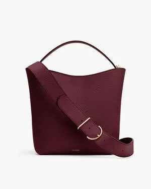 Cuyana Linea Bucket Bag - Cherry