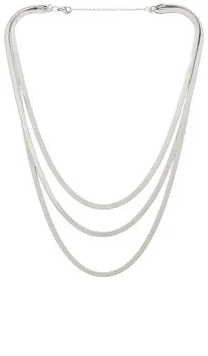 PETIT MOMENTS Mikayla Layered Necklace - Silver