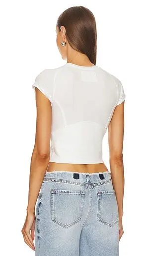 Free People X We The Free Protagonist Cropped Tee - White