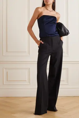 Brunello Cucinelli Strapless Satin Top