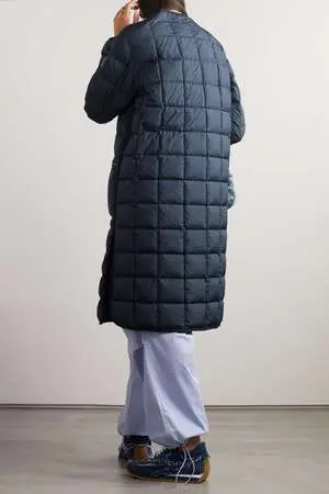 Moncler Faisan Convertible Quilted Shell Down Coat - Navy
