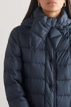 Moncler Faisan Convertible Quilted Shell Down Coat - Navy