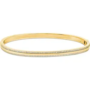 SHYMI Cubic Zirconia Pavé Bangle - Gold