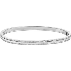 SHYMI Cubic Zirconia Pavé Bangle - Silver