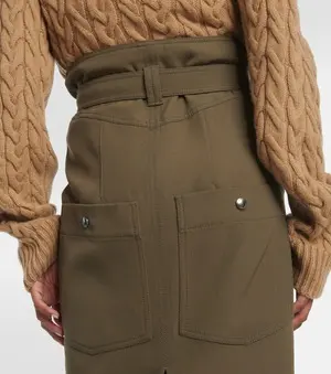 TOD'S Wool Midi Skirt