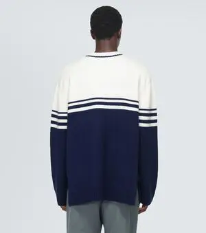WALES BONNER Motif Intarsia Wool Sweater
