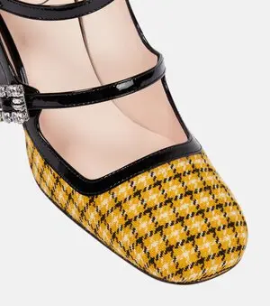 ROGER VIVIER Très Vivier Babies Checked Pumps