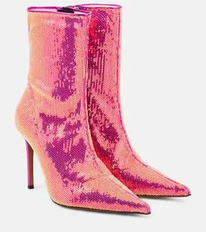 Sequined Booties