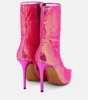 Alexandre Vauthier Sebert Sequined Ankle Boots