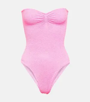 Hunza G Brooke Bandeau Swimsuit - Pink