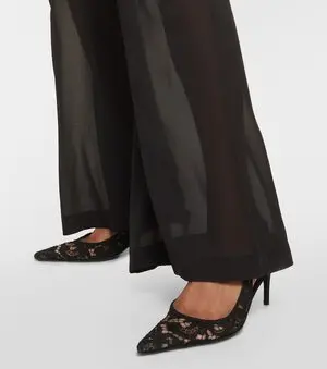 Dolce & Gabbana Lace Slingback Pumps