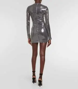 David Koma Sequined Minidress