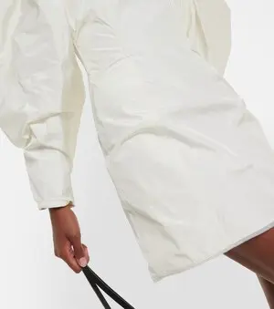 Jacquemus Off-shoulder Mini Dress - White