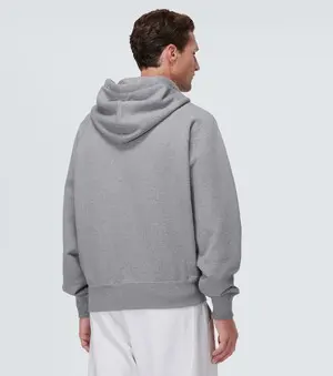 AMI Paris De Cœur Zip-up Hoodie - Grey