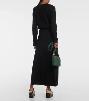 LISA YANG Dolly Strapless Midi Dress