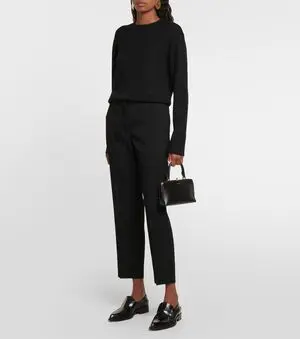 JIL SANDER Wool Sweater - Black