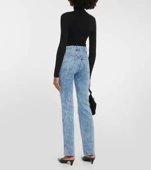 Khaite Danielle High-rise Straight Jeans