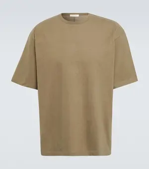 THE ROW Steven Cotton Jersey T-shirt - Beige