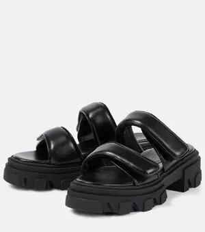 GIA BORGHINI Adelaide Leather Sandals