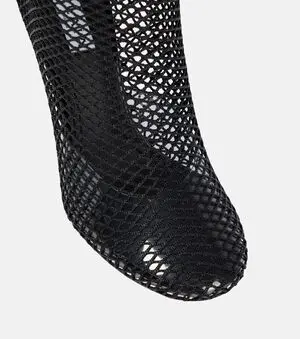 Alaïa La Cage Mesh Ankle Boots
