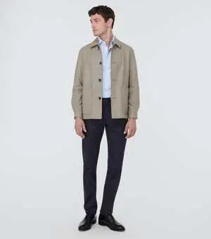 Zegna Oxford Leather Shoes