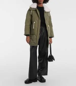 YVES SALOMON Leather Pants - Black