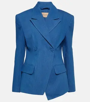 AYA MUSE Cosa Denim Blazer - Blue