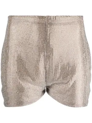 Giuseppe Di Morabito Rhinestone-embellished High-waist Shorts